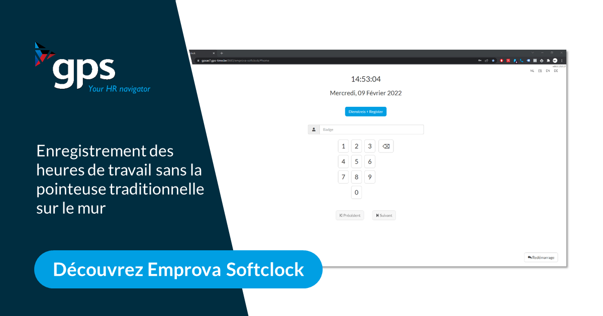 Pointeuse virtuelle gestion du temps | GPS Time & Security